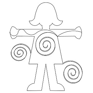 paper doll border 1 Digital Pattern | Sweet Dreams Quilt Studio ...