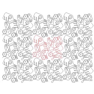 pickleball e2e 001 - Edge to Edge Quilting Patterns