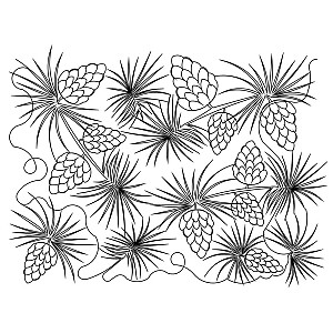 pine needles Digital Pattern | Sweet Dreams Quilt Studio - Edge to Edge ...