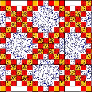 romantic roses dic 001 Digital Pattern | Sweet Dreams Quilt Studio ...