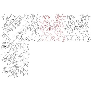 runner border 001 Digital Pattern | Sweet Dreams Quilt Studio - Digital ...