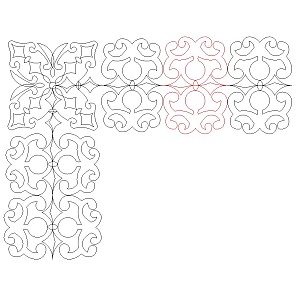 rupert border 001 Digital Pattern | Sweet Dreams Quilt Studio - Digital ...