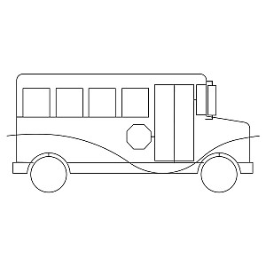 school bus border 001 - Digital Borders/Borders Corners Patterns ...