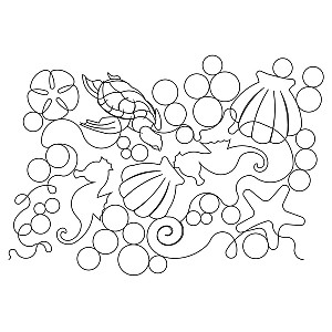 sea e2e 002 - Edge to Edge Quilting Patterns