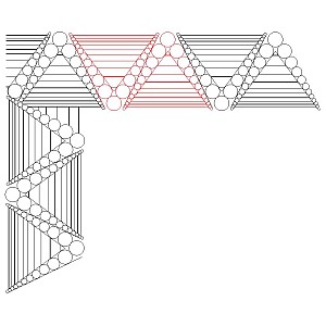 shooting star border 001 Digital Pattern | Sweet Dreams Quilt Studio ...