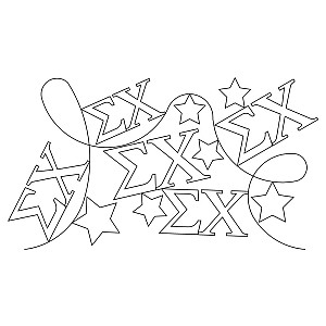 sigma chi border 001 Digital Pattern | Sweet Dreams Quilt Studio ...