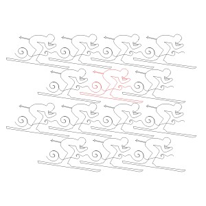 skier e2e 001 alt - Edge to Edge Quilting Patterns