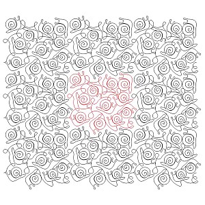 snail pano 001 Digital Pattern | Sweet Dreams Quilt Studio - Edge to ...