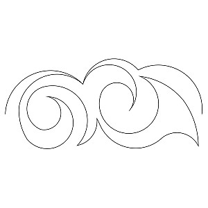 swish border 001 Digital Pattern | Sweet Dreams Quilt Studio - Digital ...