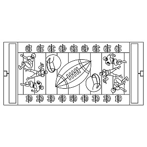 tablerunner football Digital Pattern | Sweet Dreams Quilt Studio ...