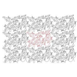 thunderbird e2e 001 - Edge to Edge Quilting Patterns