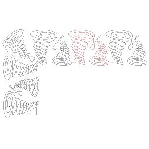 tornado border 001 Digital Pattern | Sweet Dreams Quilt Studio ...