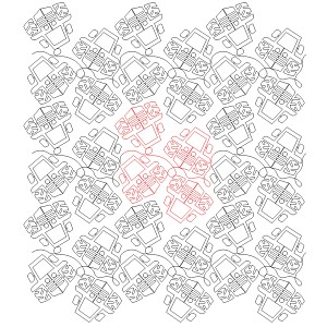 tractors e2e 009 - Edge to Edge Quilting Patterns