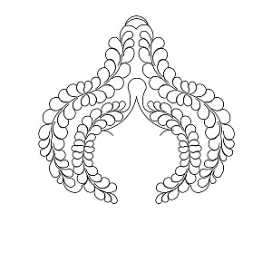 tree of life feathers 1 part a Digital Pattern | Sweet Dreams Quilt ...