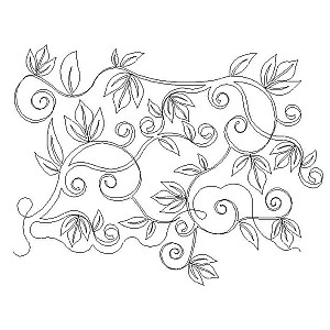 twisted vine pano Digital Pattern | Sweet Dreams Quilt Studio - Edge to ...