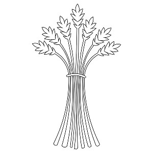 wheat sheaf 1 Digital Pattern | Sweet Dreams Quilt Studio - Digital ...