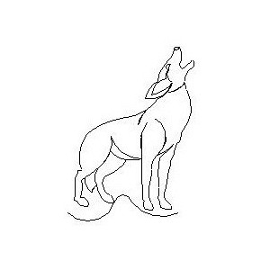 wolf border 002 Digital Pattern | Sweet Dreams Quilt Studio - Digital ...