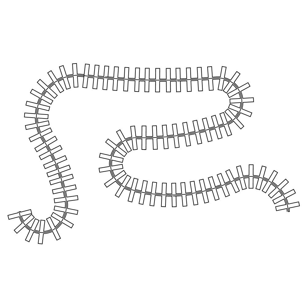 train tracks pano 001 Digital Pattern | Sweet Dreams Quilt Studio