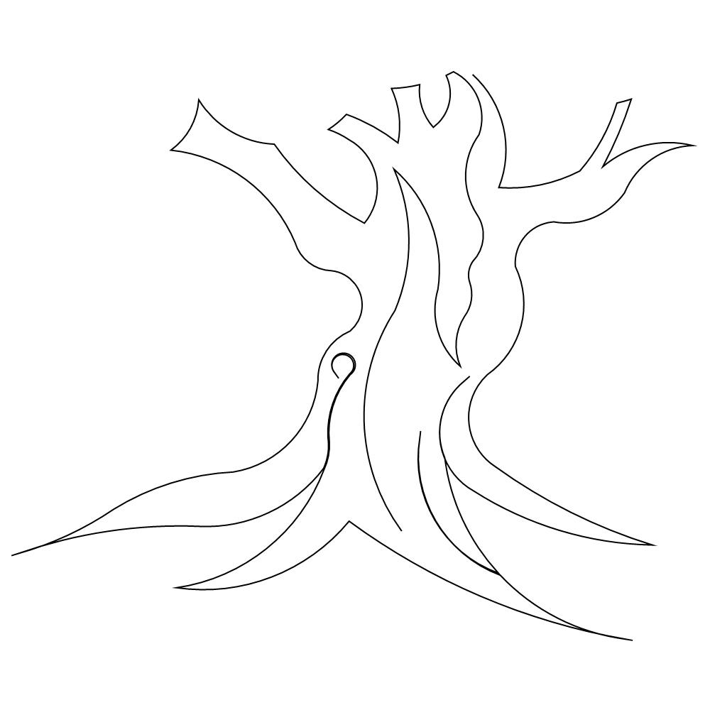 tree trunk 001 Digital Pattern | Sweet Dreams Quilt Studio