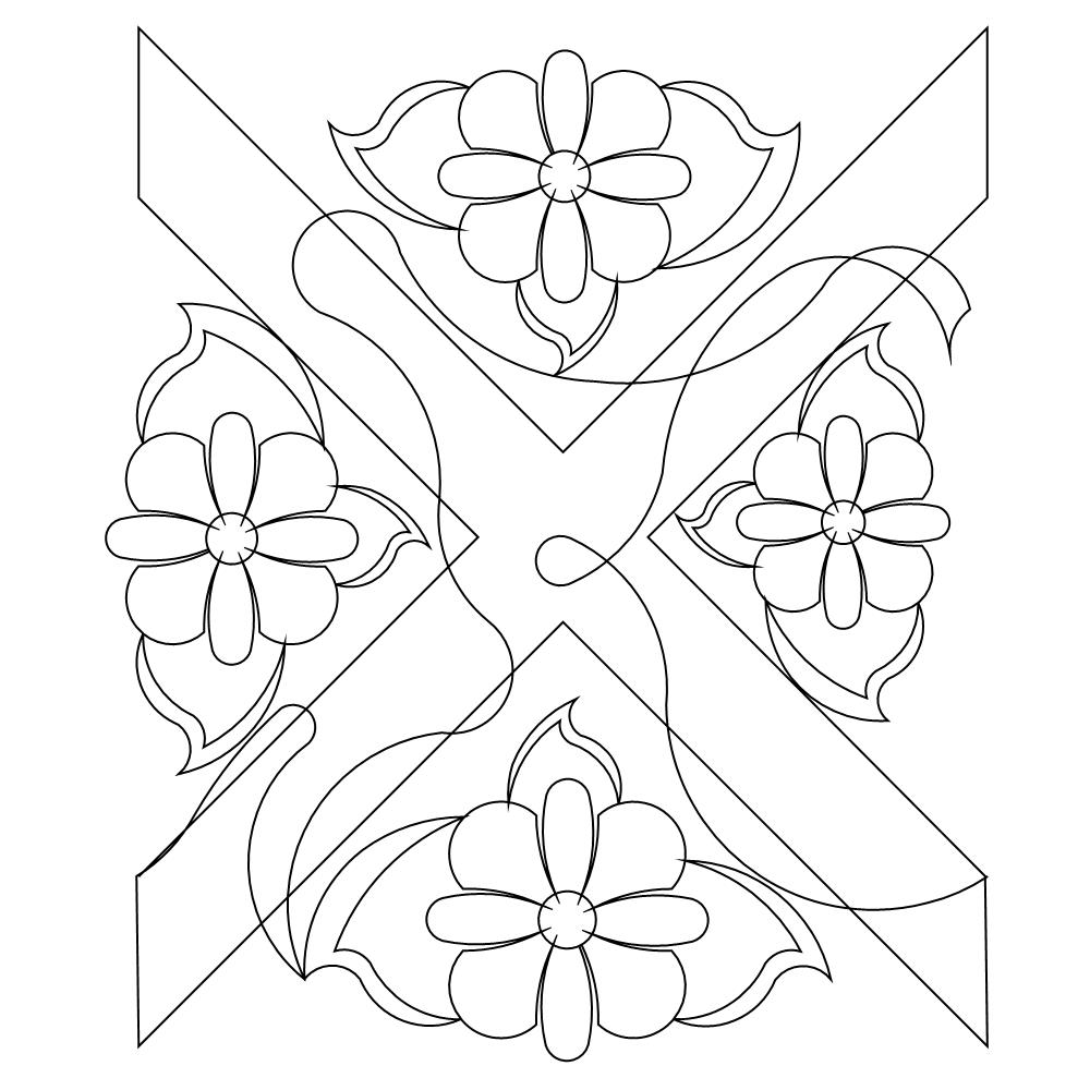 trellis pano 003 Digital Pattern | Sweet Dreams Quilt Studio - Edge to ...