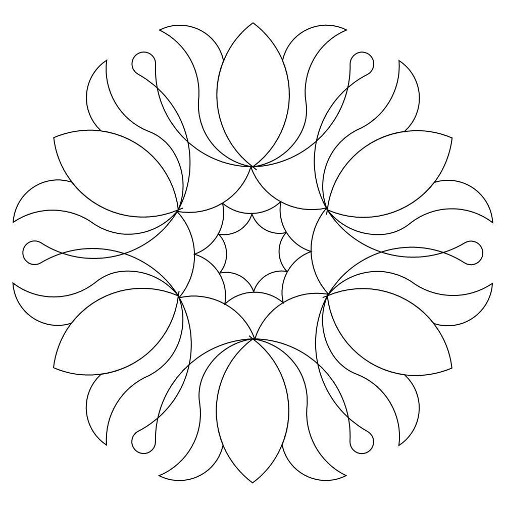 twirling tulips 4 Digital Pattern | Sweet Dreams Quilt Studio - Digital ...