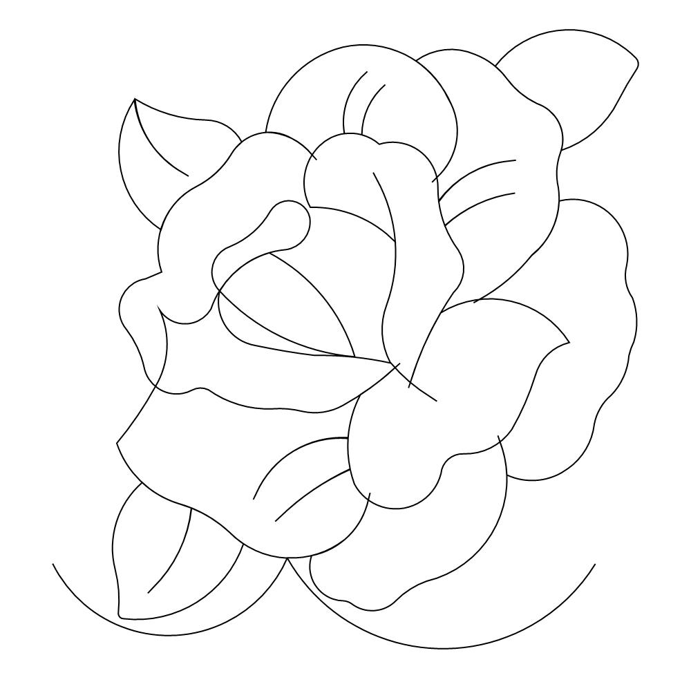 vintage rose border 001 - Digital Borders/Borders Corners Patterns ...