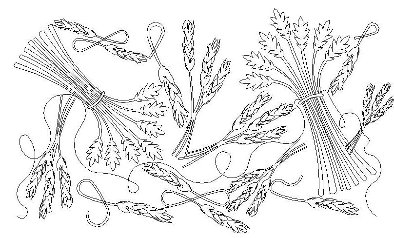 wheat pano Digital Pattern | Sweet Dreams Quilt Studio - Edge to Edge ...