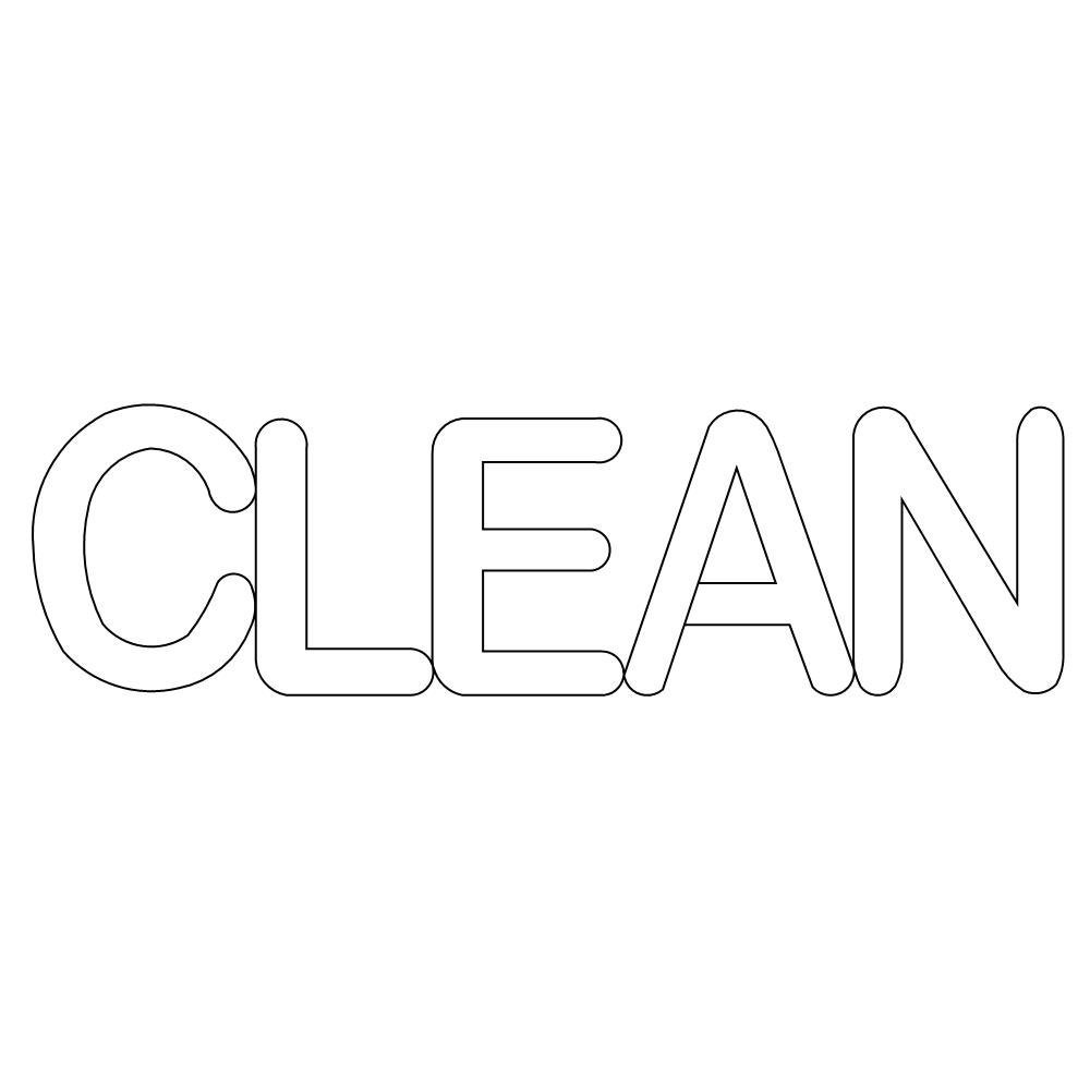 word clean 001 Digital Pattern | Sweet Dreams Quilt Studio - Digital ...