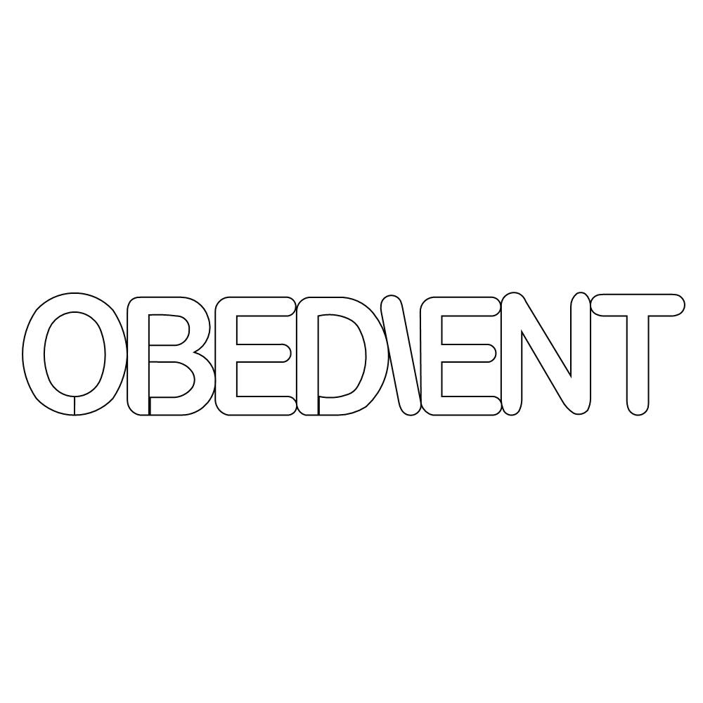 word obedient 001 Digital Pattern | Sweet Dreams Quilt Studio - Digital ...